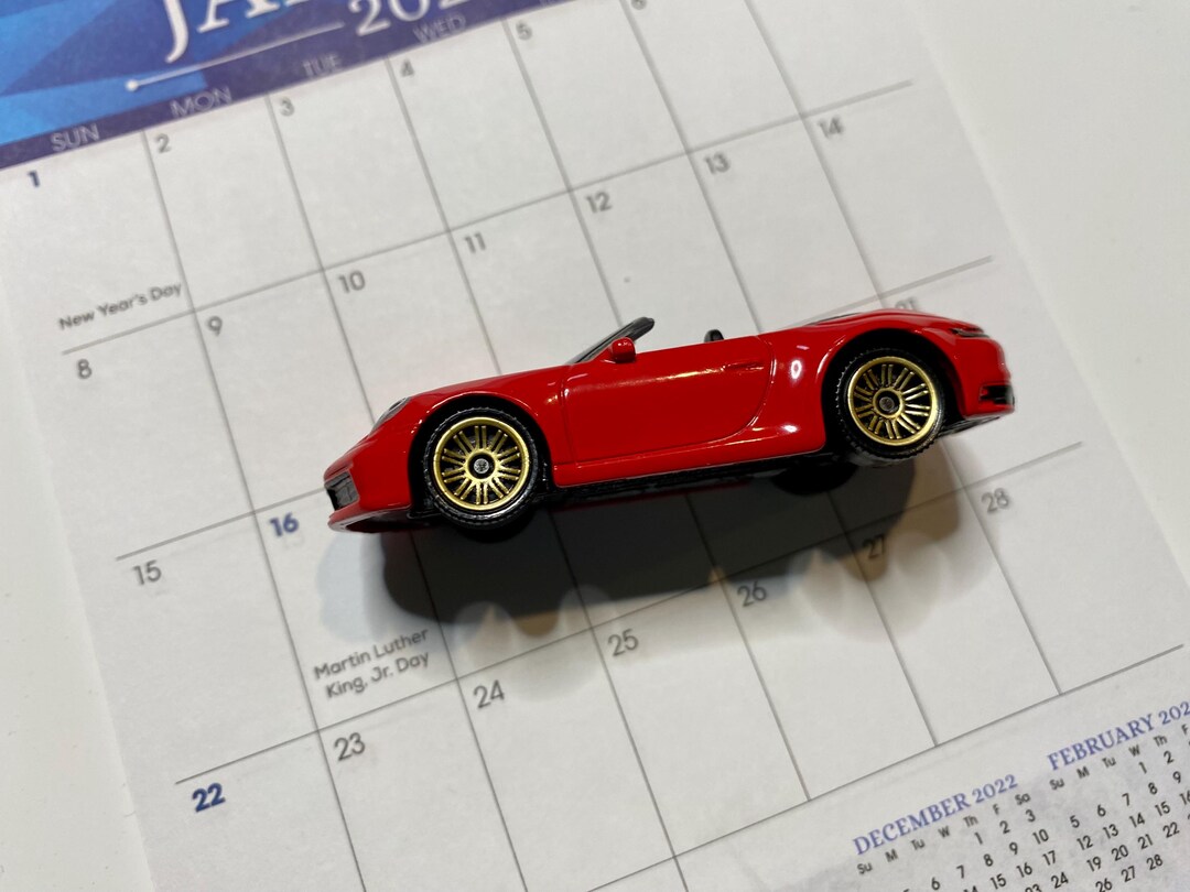 Porsche 911 Carrera Cabriolet Matchbox Magnet, Father's Day Gifts ...