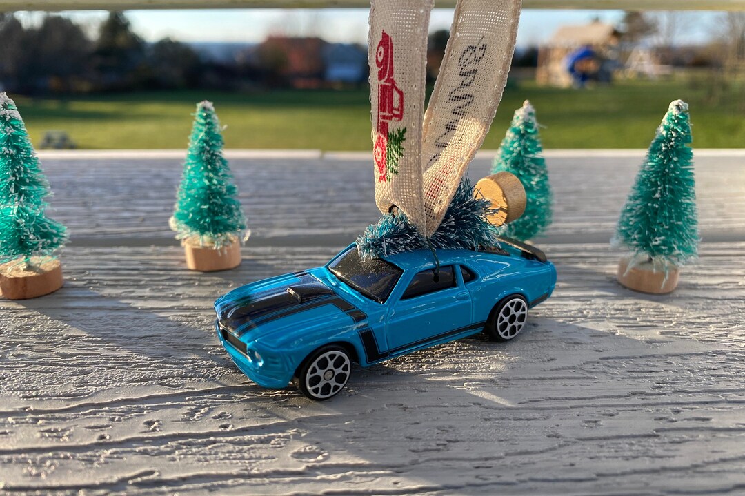 Custom 1970 Ford Boss Mustang Die-cast Christmas Tree Ornament, Father ...