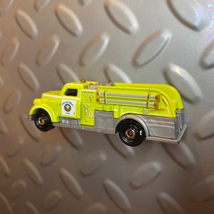 Vintage Fire Truck Magnet – Matchbox Fire Engine Gift, Firefighter ...
