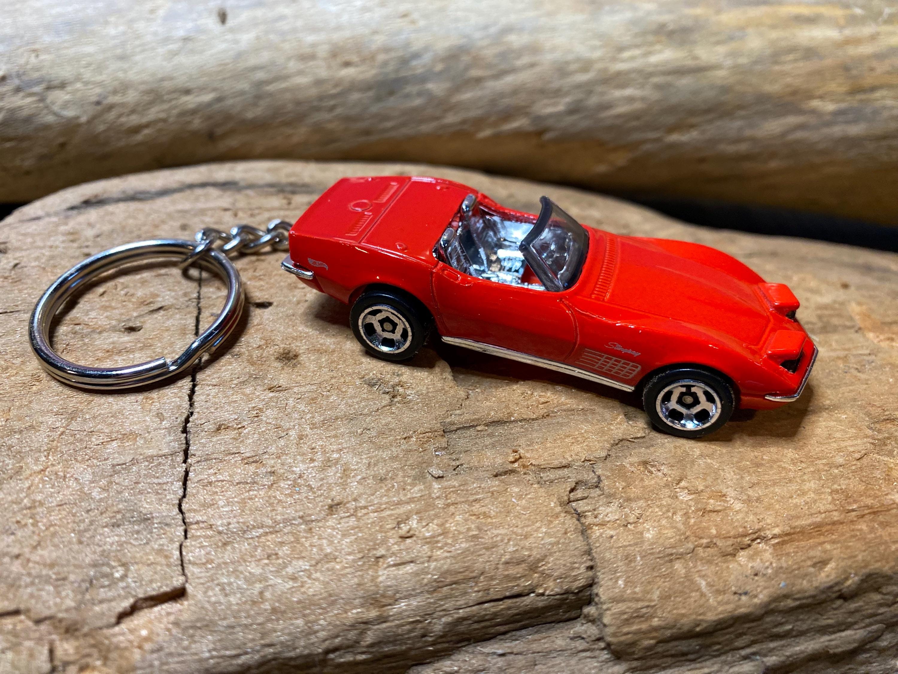 1972 Corvette Stingray Hot Wheels Keychain, Gifts for Dad, Corvette Die ...