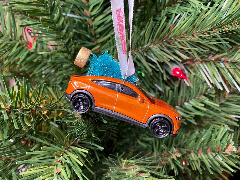 2021 Ford Mustang Mach-e Matchbox Car Christmas Tree Ornament, Father's ...