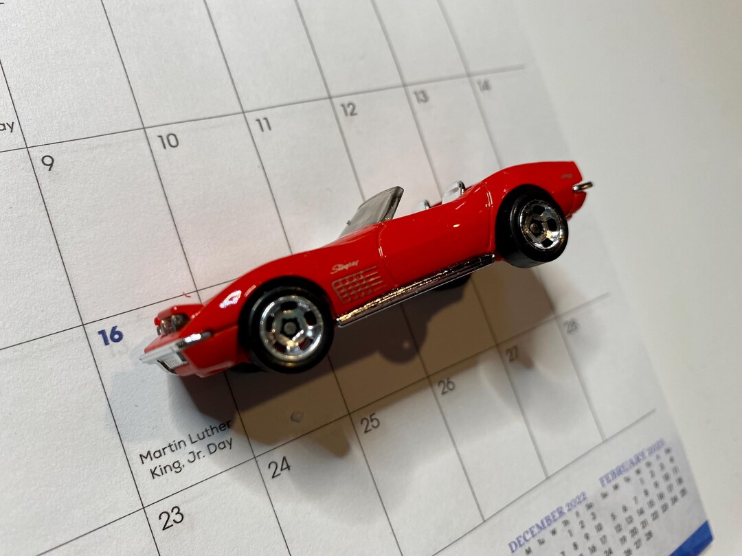 Chevy Corvette Stingray Hot Wheels Magnet, Chevrolet Corvette Gifts ...