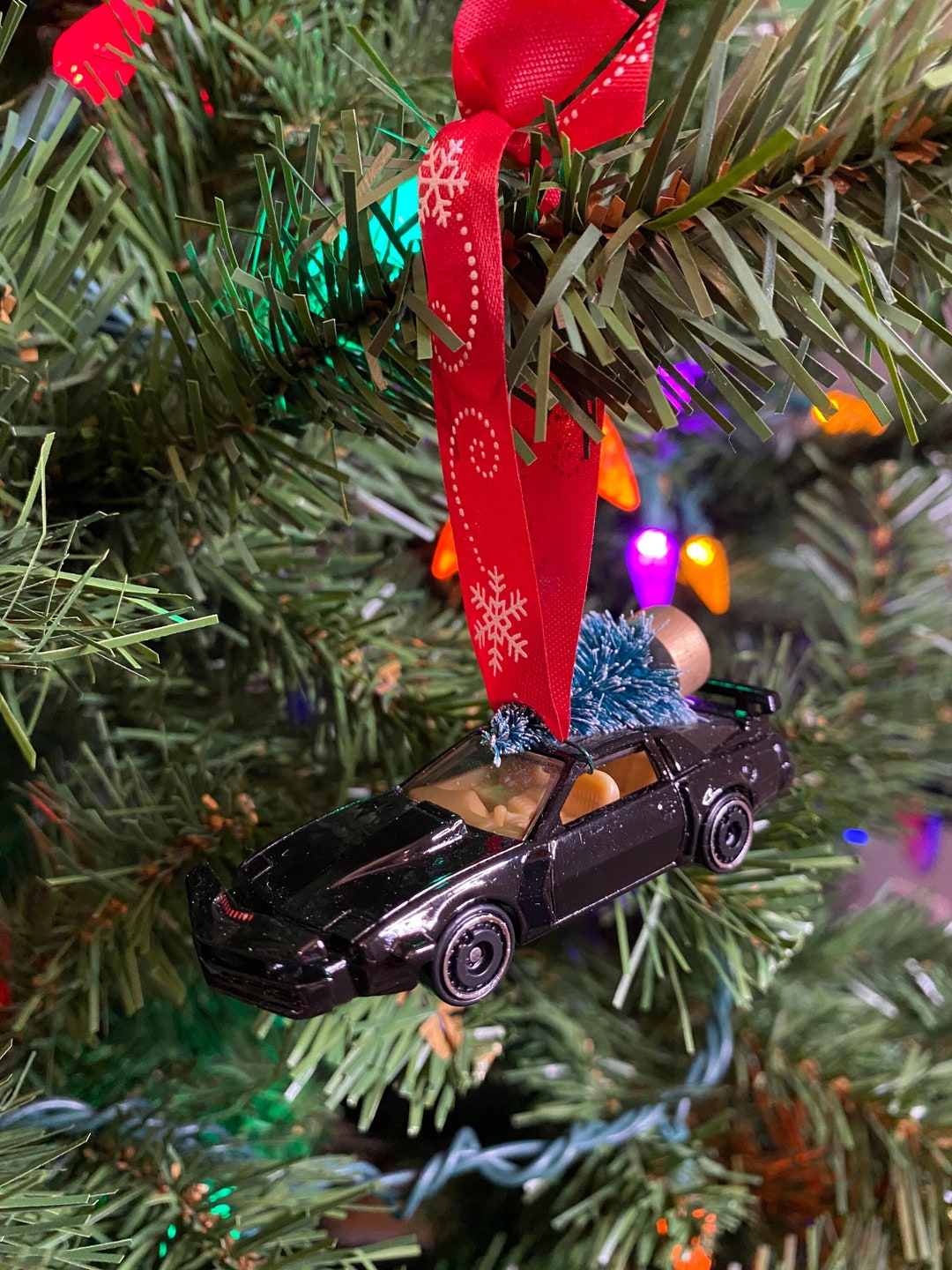 Knight Rider K.I.T.T. Super Pursuit Hot Wheels Christmas Tree Ornament ...