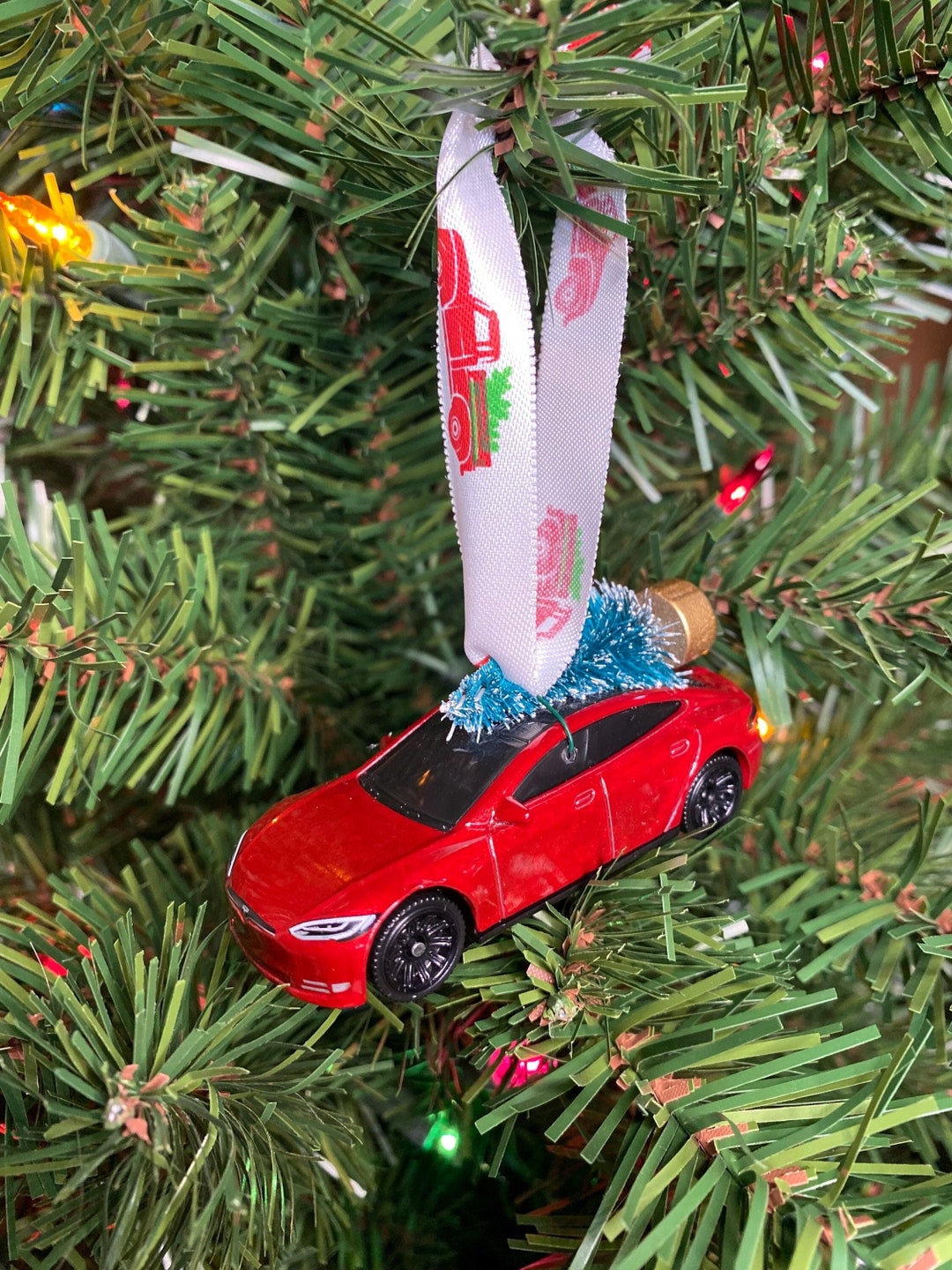 Tesla Ornament Model S – Matchbox Car Christmas Tree Decor • EV Owner ...