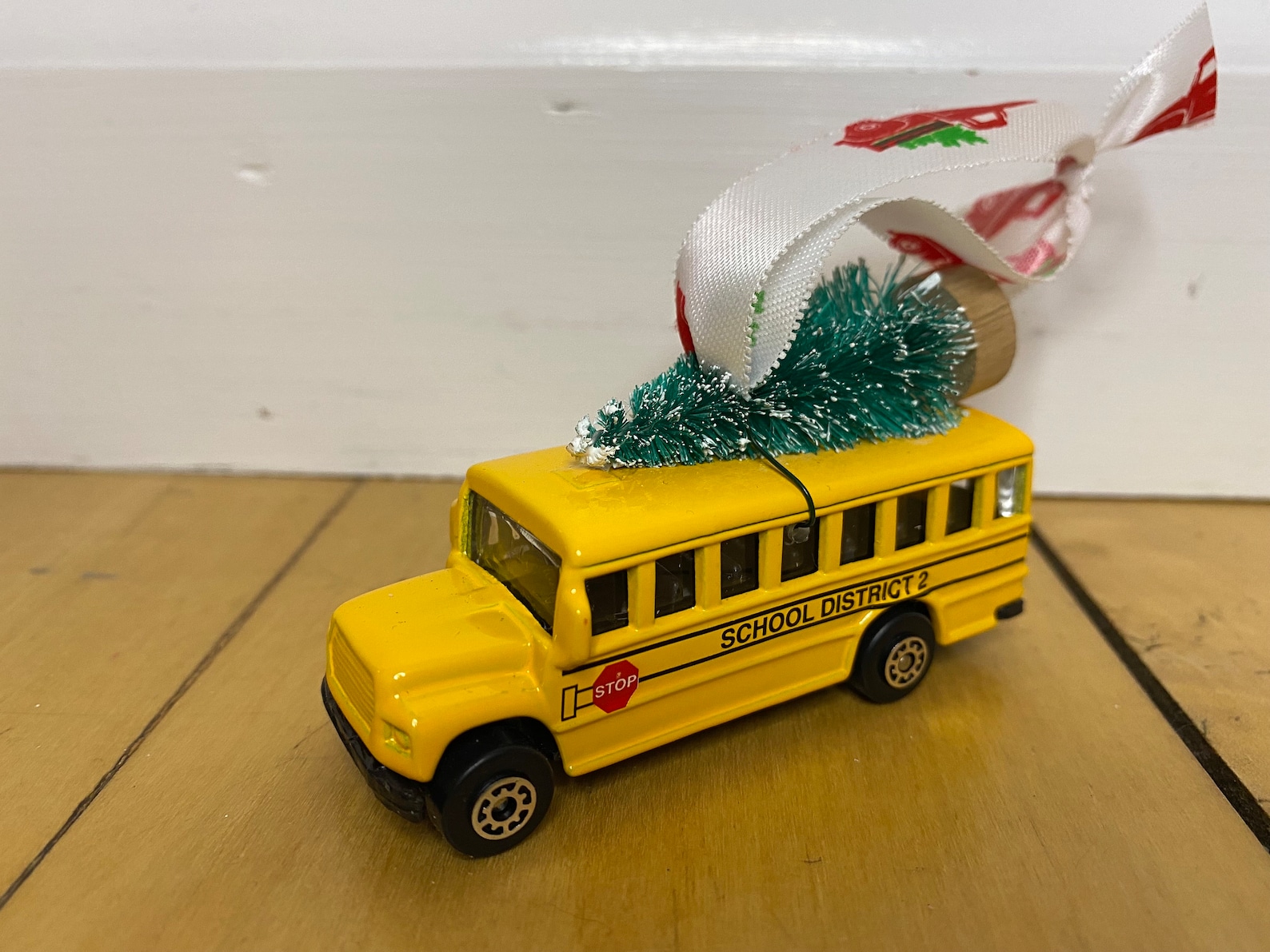 School Bus Diecast Christmas Tree Ornament School Bus Driver - Etsy