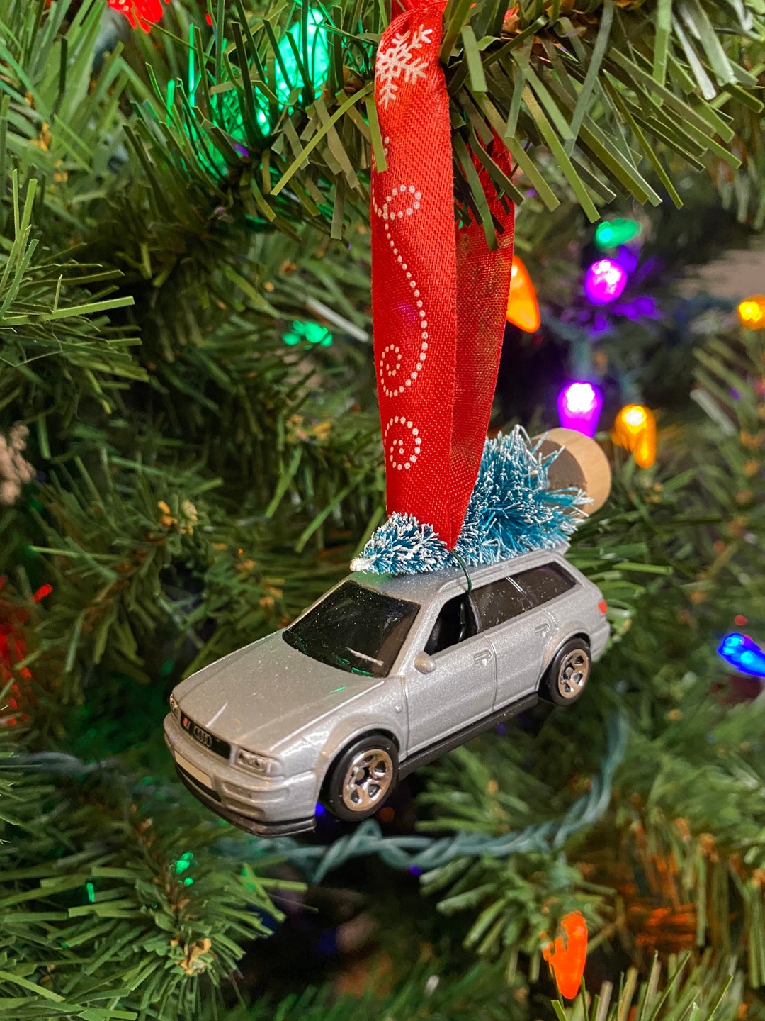 Audi Avant RS2 Hot Wheels Christmas Tree Ornament, 1994 Audi Wagon ...