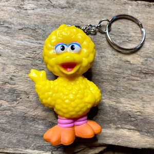 Upcycled Sesame Street Keychains, *choose One*, Elmo, Oscar the Grouch ...