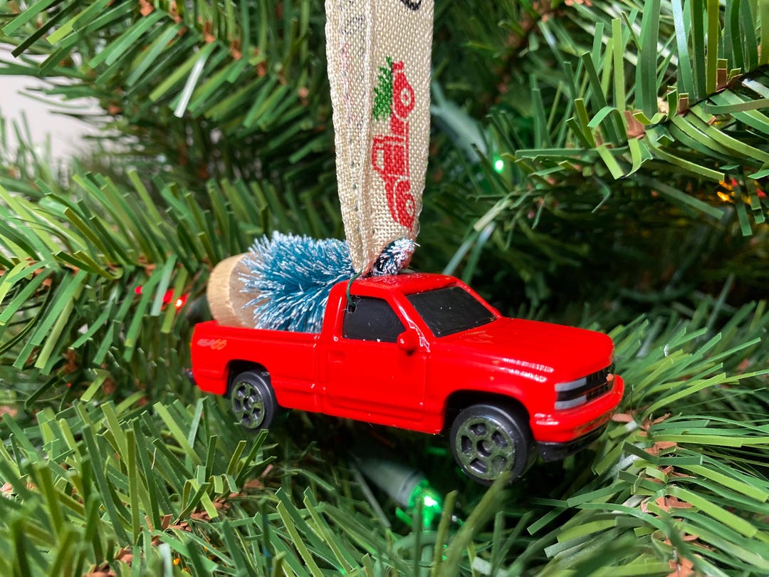 Chevy 454SS Pickup Truck Die-cast Christmas Tree Ornament, Stocking ...