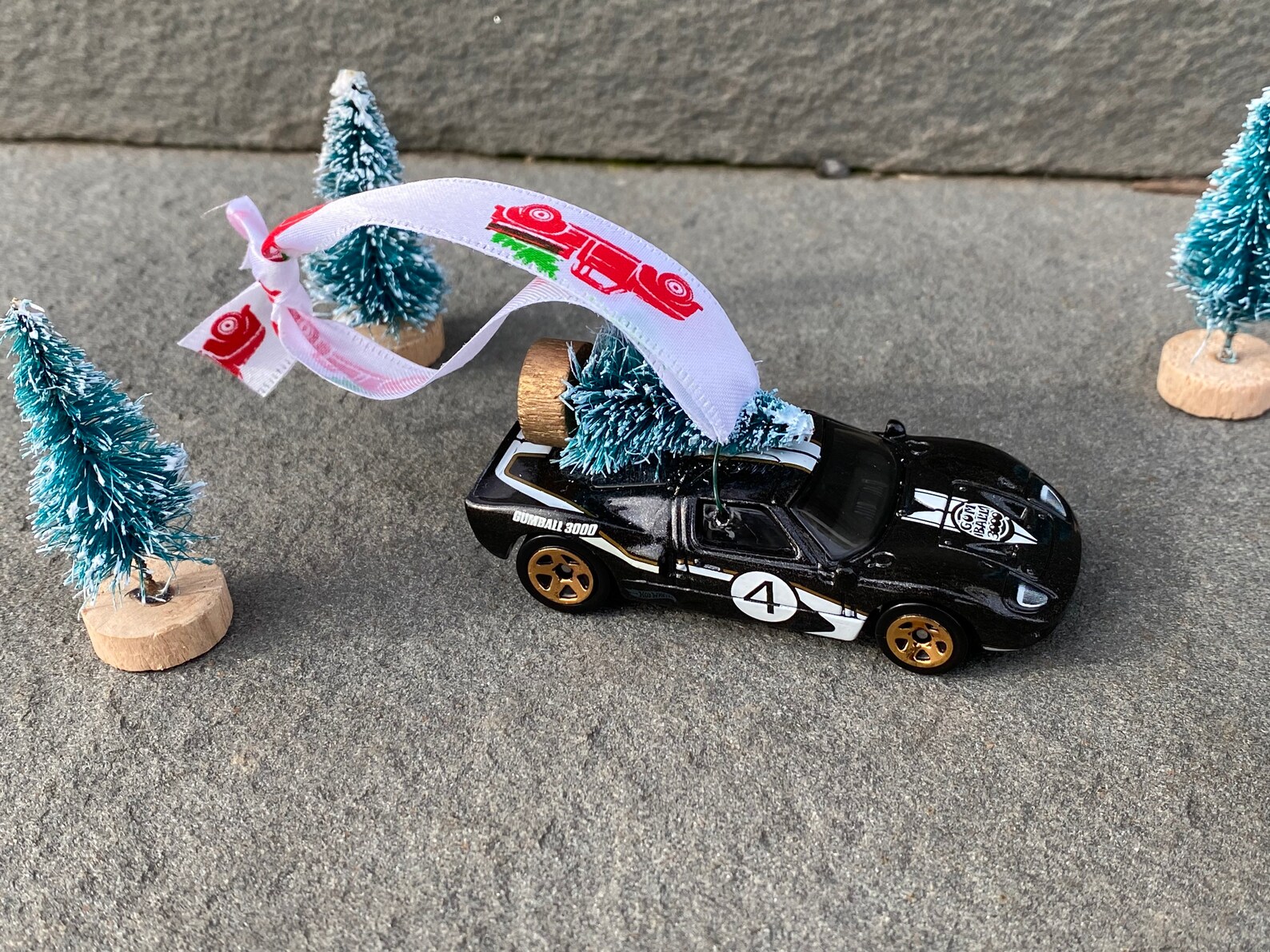 Hot Wheels Ford GT-40 Christmas Tree Ornament Black Race Car - Etsy