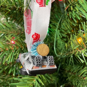 Back to the Future Delorean Christmas Tree Ornament, Father's Day Gift ...