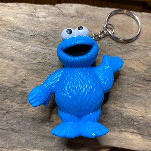 Upcycled Sesame Street Keychains, *choose One*, Elmo, Oscar the Grouch ...