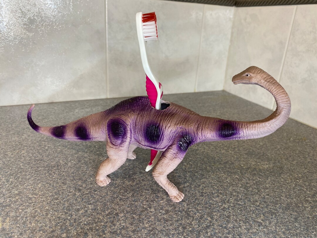 Barapasaurus Dinosaur Toothbrush Holder, Dinosaur Bathroom Accessories ...