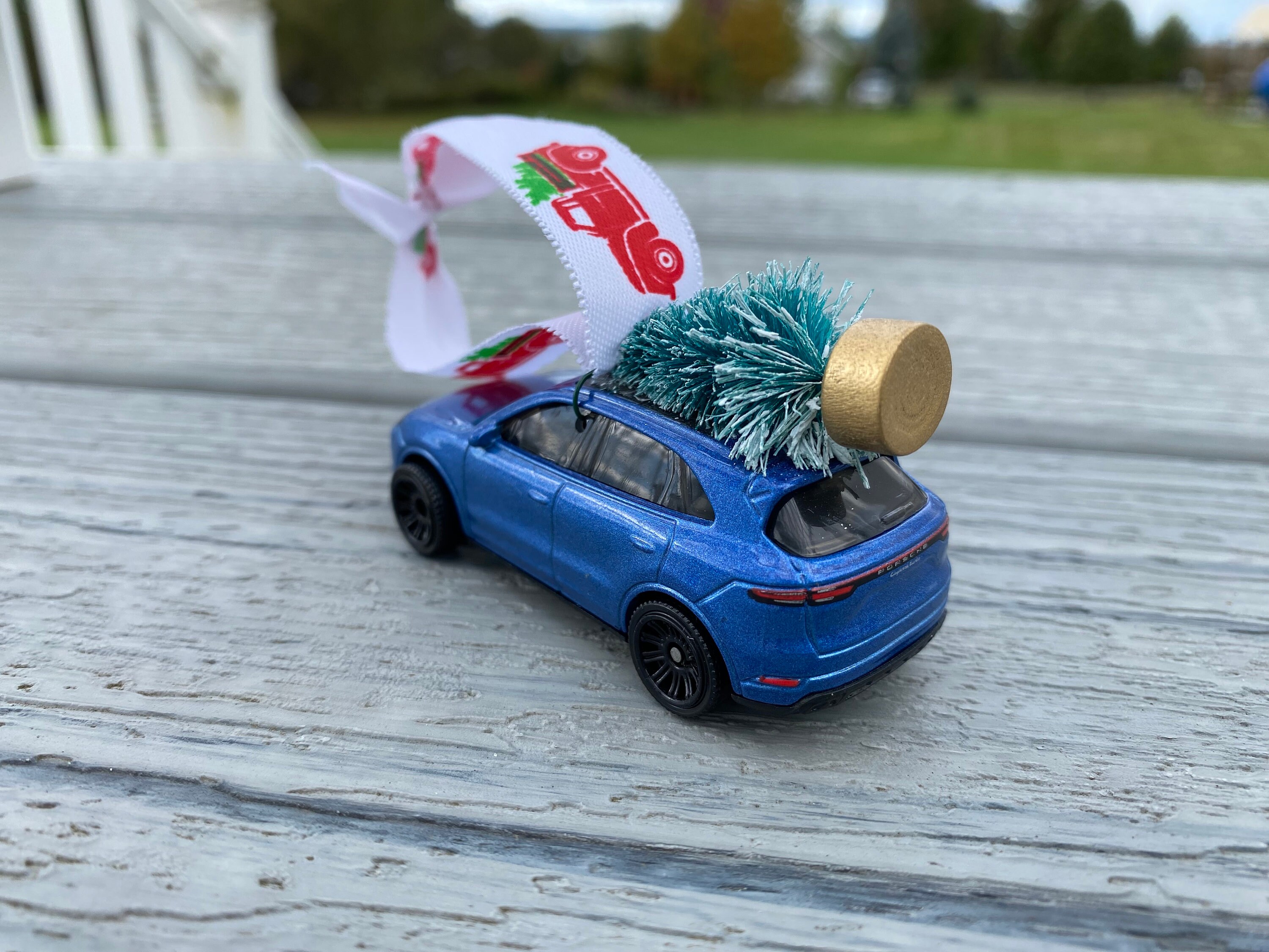 Handmade Porsche Cayenne Turbo Matchbox Christmas Tree Ornament ...