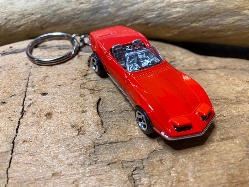 1972 Corvette Stingray Hot Wheels Keychain, Gifts for Dad, Corvette Die ...