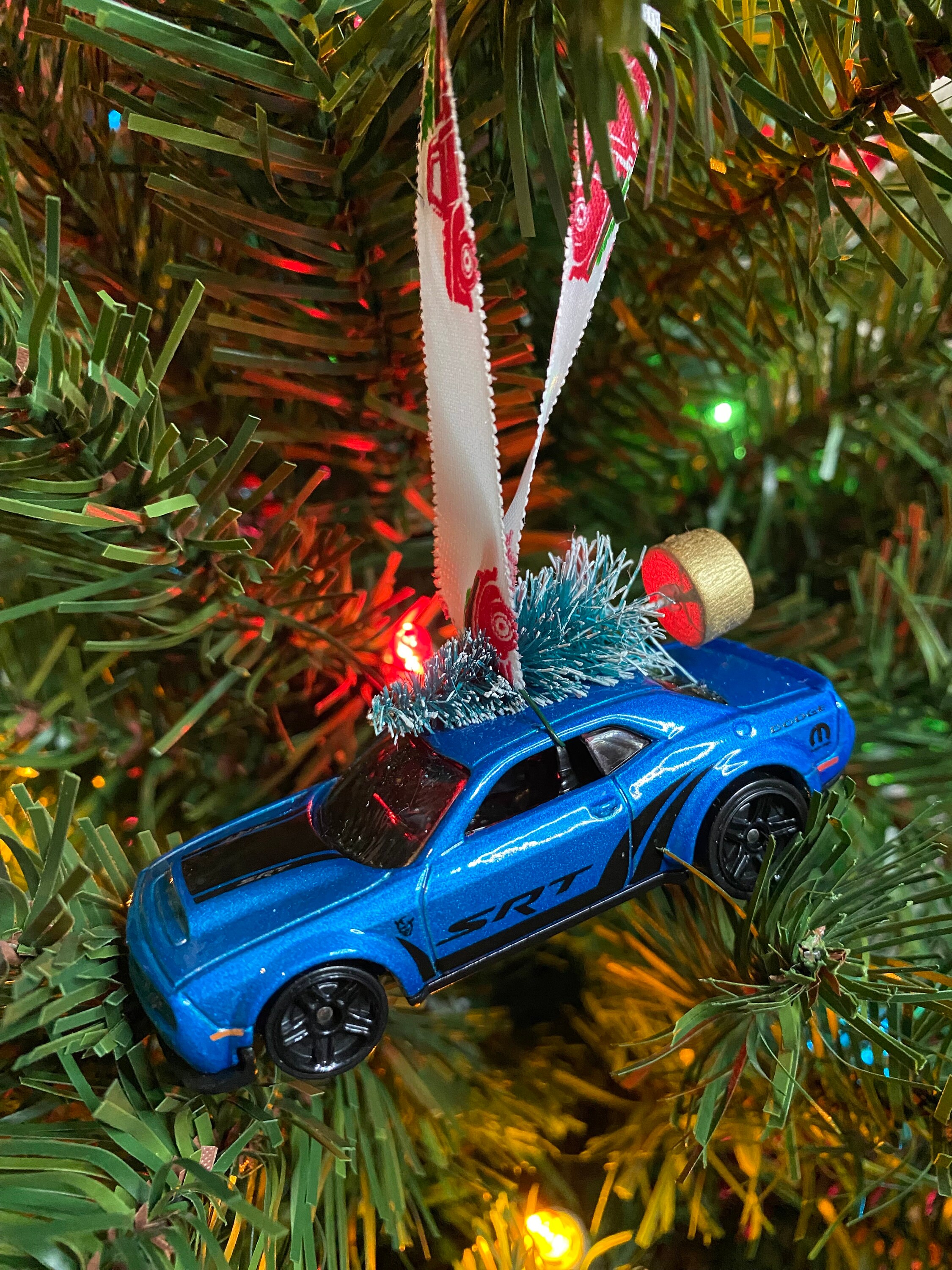 Custom Dodge Challenger SRT Demon Hot Wheels Christmas Tree Ornament ...