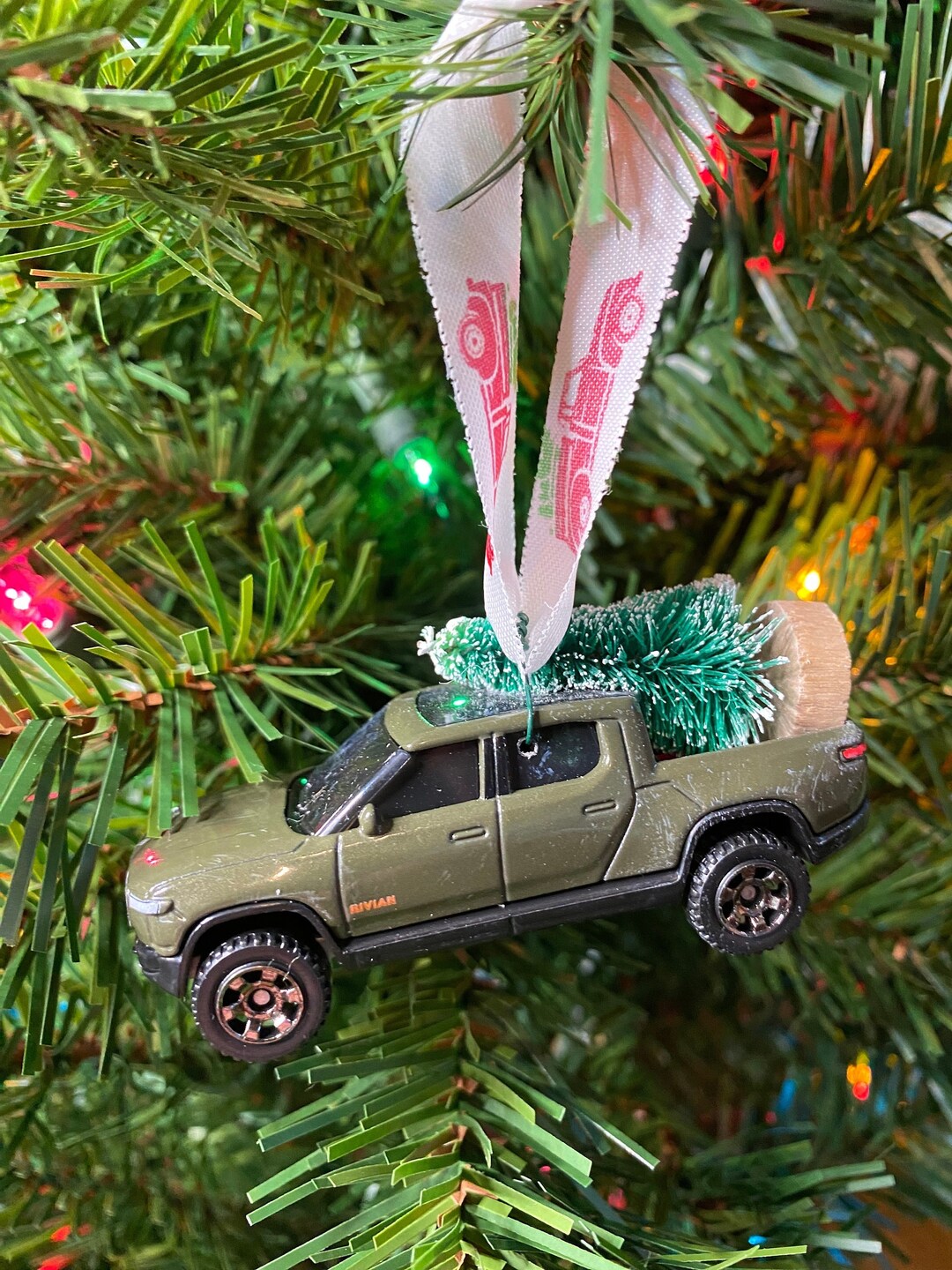 Stocking Stuffer Gift for Rivian Owner, Rivian R1T Christmas Ornament ...
