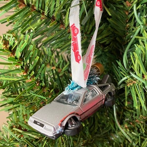 Back to the Future Delorean Christmas Tree Ornament, Father's Day Gift ...