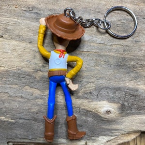 Handmade Up-cycled Toy Story Keychain, YOUR CHOICE Buzz Lightyear or ...