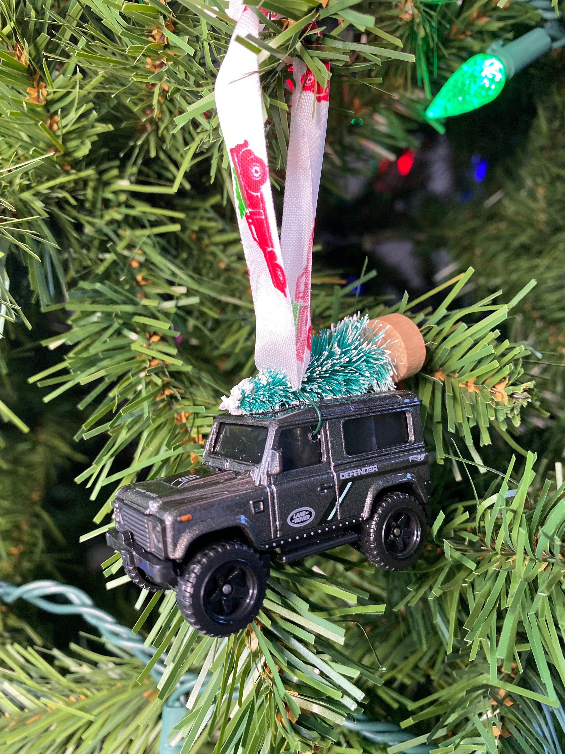 Custom Land Rover Defender 90 Christmas Tree Ornament Made From Hot ...