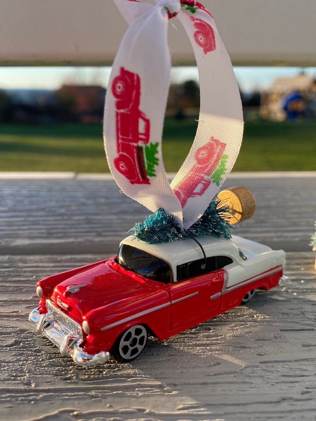 1955 Chevy Bel Air Christmas Tree Ornament Made From Die-cast Car ...