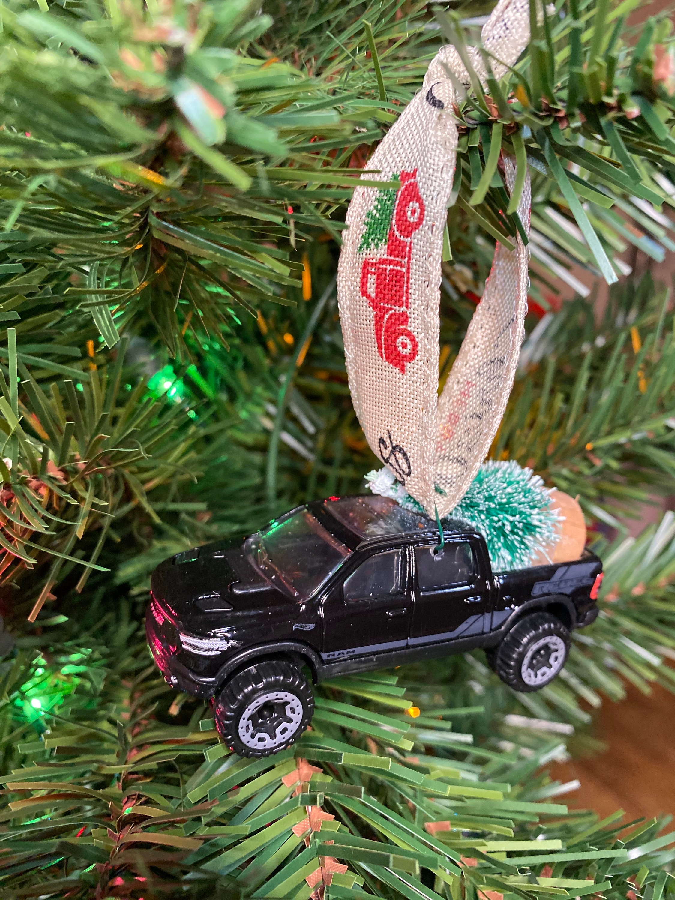 Dodge Ram 1500 Rebel Hot Wheels Christmas Tree Ornament, Dodge Truck ...