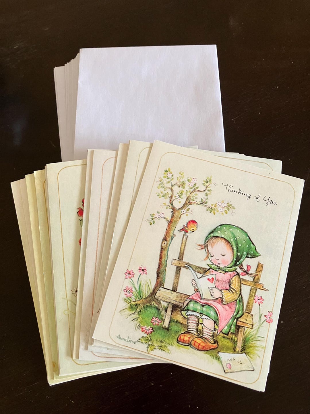 Set of 14 Vintage Little Children Note Cards by Anneliese - Etsy