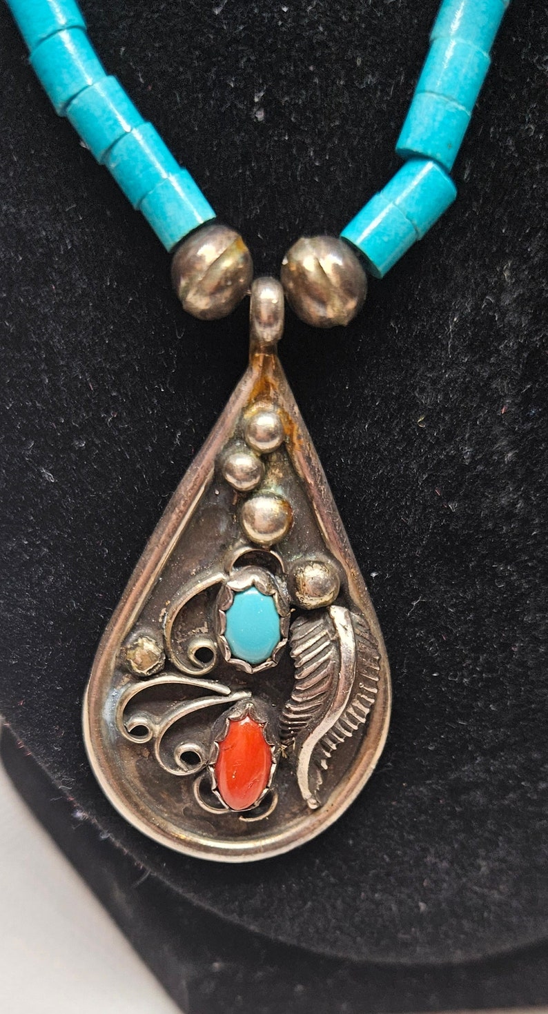 Native American, Navajo, Vintage Necklace and Pendant - Etsy