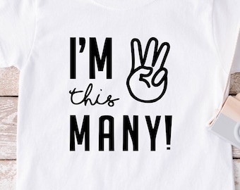 I'm This Many | Etsy