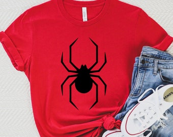 Spider T-shirt Spider-man Shirt Superhero Shirt Spiderman - Etsy