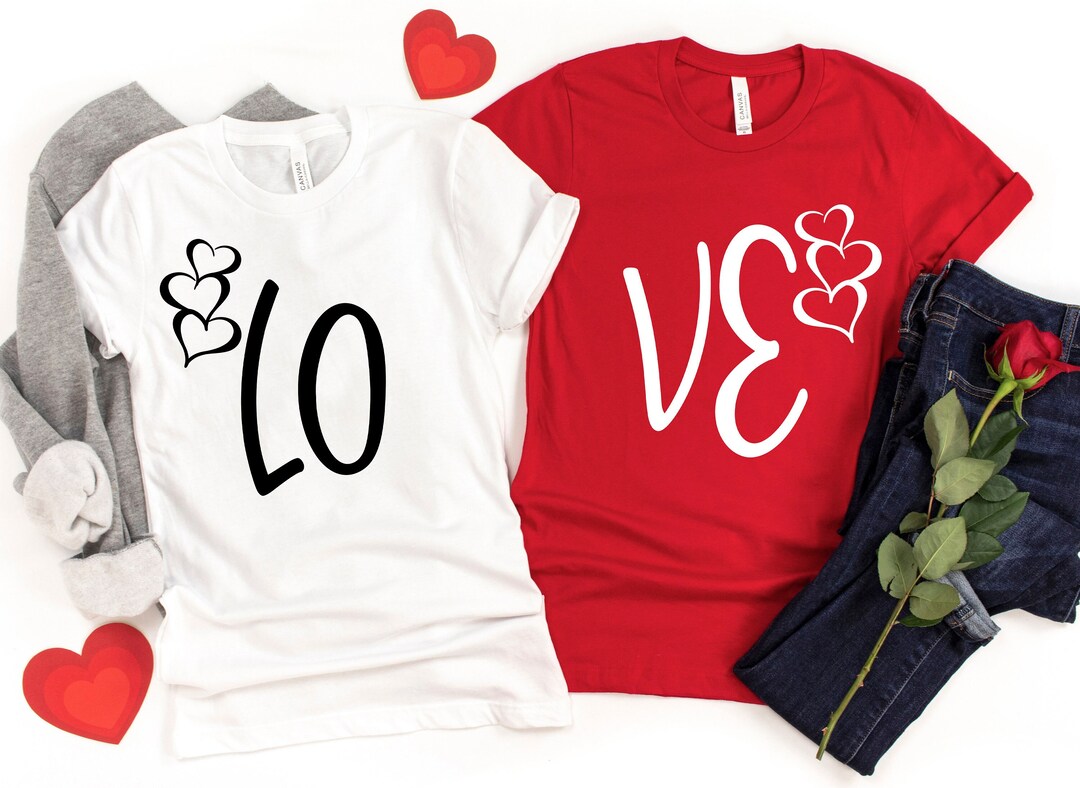 Love Couple Shirts Couple Matching Shirts Valentines Shirt Couple