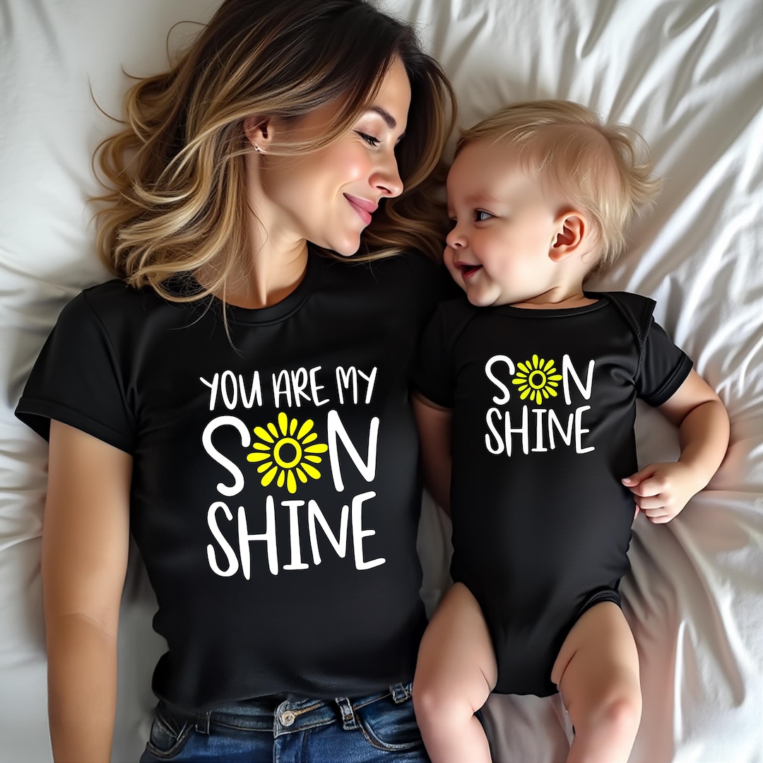 You Are My Son Shine Shirts: Matching Mother & Son Outfit - Etsy
