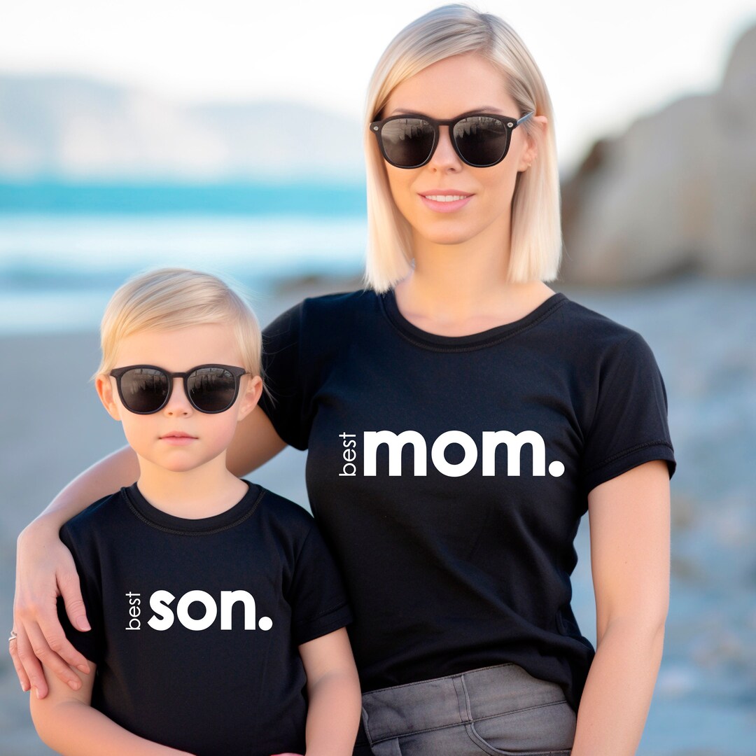 Best Mom and Son T-shirts, Matching Mother's Day Gift - Etsy