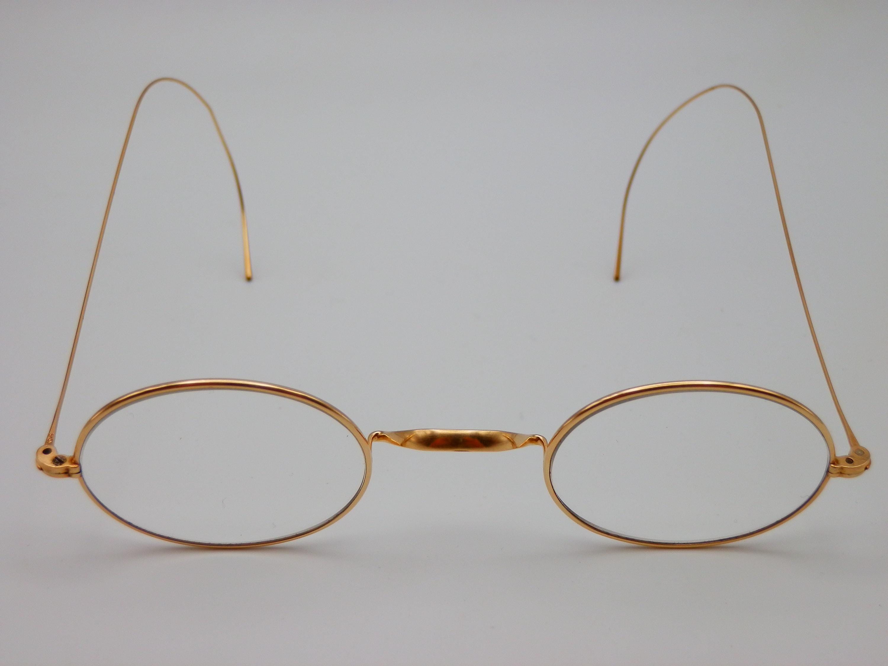 Antique 1890's STEVENS & CO Victorian Era Gold Filled Wire Rim ...