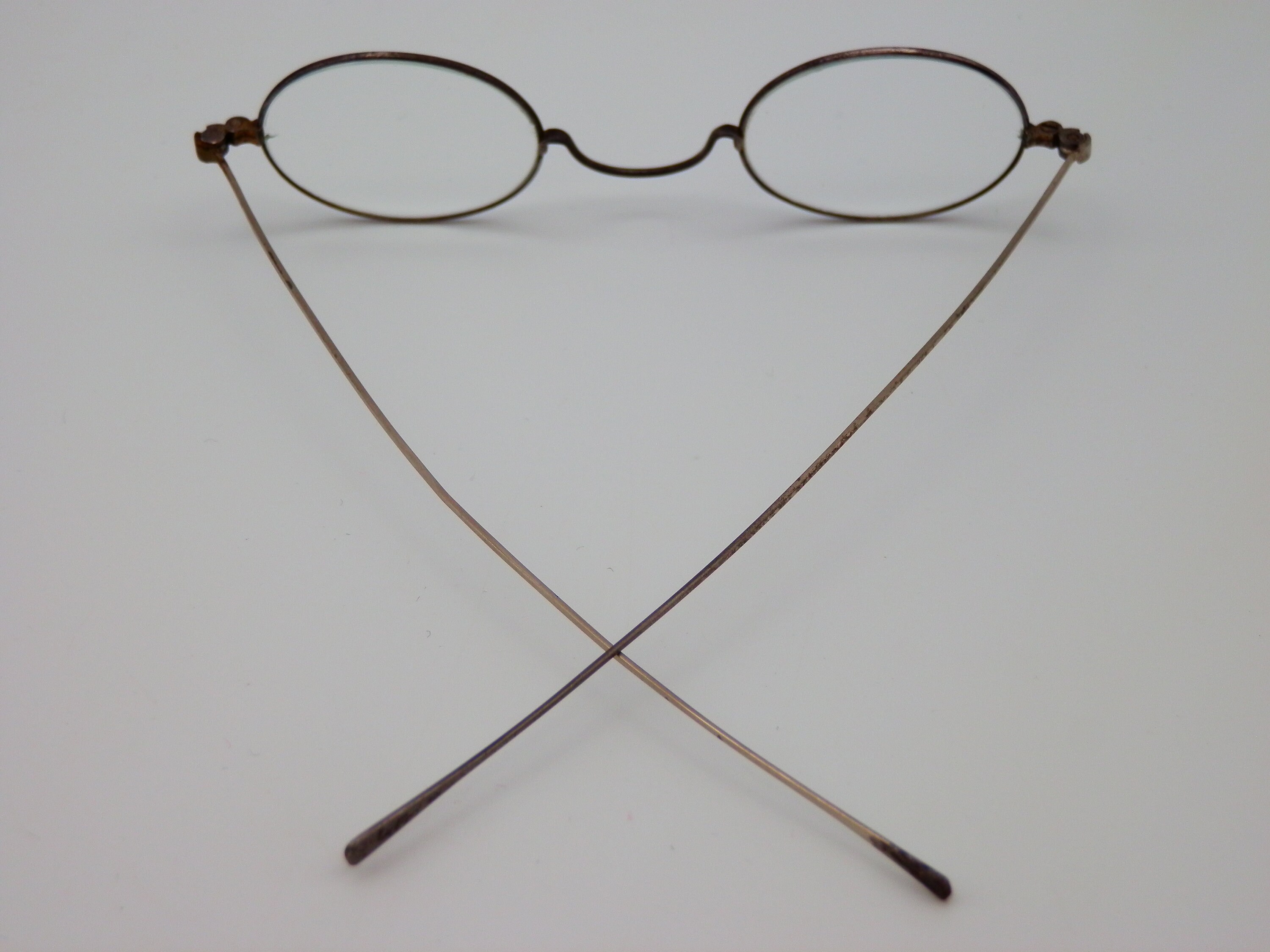 Antique 1880's Victorian Era STEEL WIRE RIM Eyeglasses - Etsy