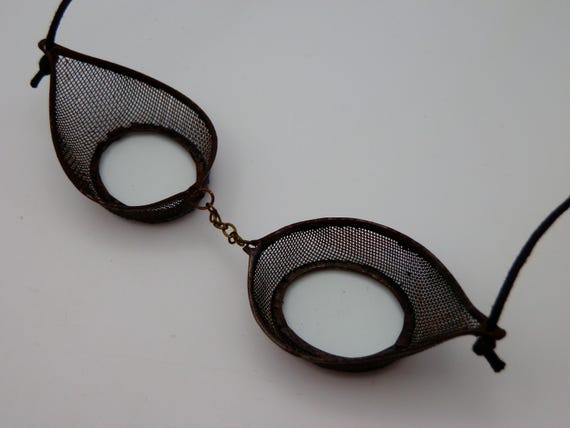 Antique Civil War Era Artillery Cinder Goggles 1860's… - Gem