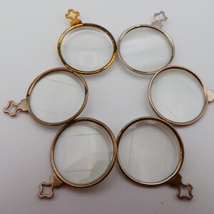 Antique 1880's Victorian Era Nickel Silver WIRE RIM Eyeglasses Vintage ...