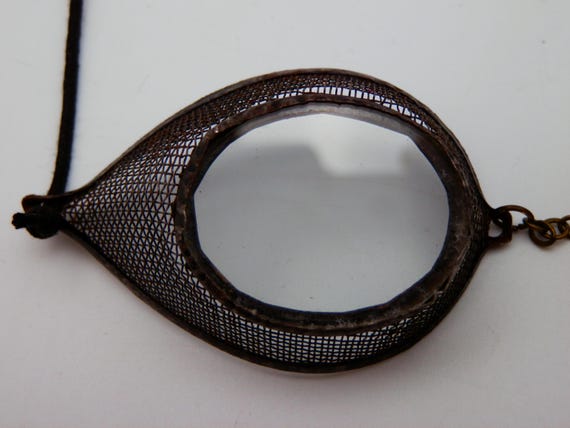 Antique Civil War Era Artillery Cinder Goggles 1860's… - Gem