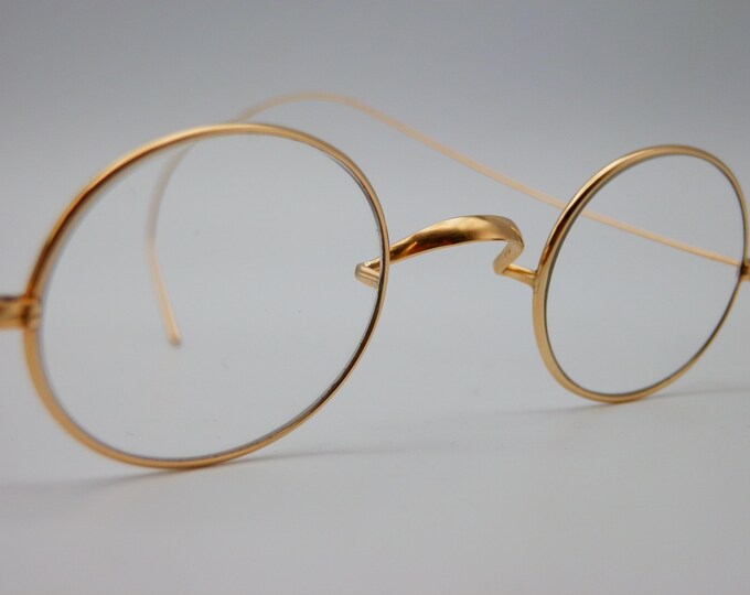 Antique 1890's STEVENS & CO Victorian Era Gold Filled Wire Rim ...