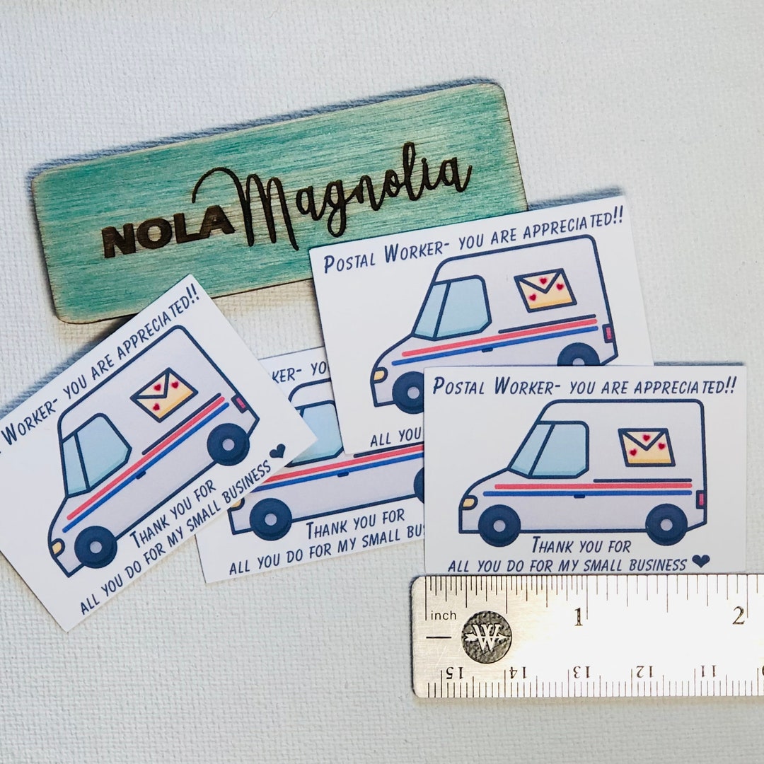 WATERPROOF Stickers- Postal Truck Appreciation - Etsy