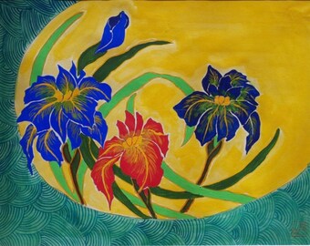 Japanese Paper Water Flowers - Etsy