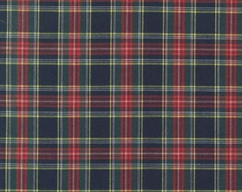Red Stewart Plaid Fabric Royal by Peacoquettedesigns Scottish Tartan ...