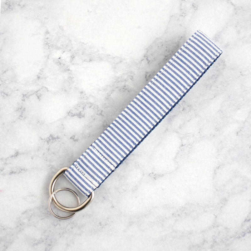 Blue Key Ring - Etsy