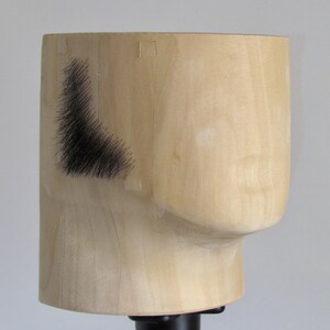 The Darcy | Realistic Black Synthetic Hair Side Burns Mutton Chops ...