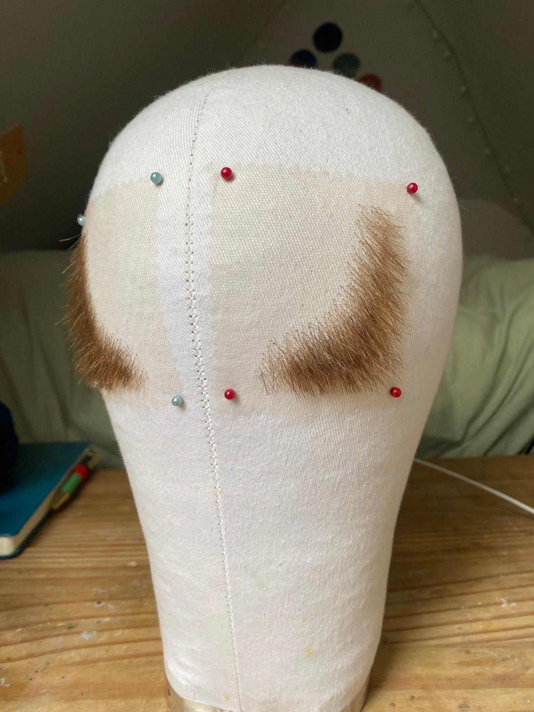 The Darcy Realistic Human Hair Side Burns Mutton Chops Brown Historical ...