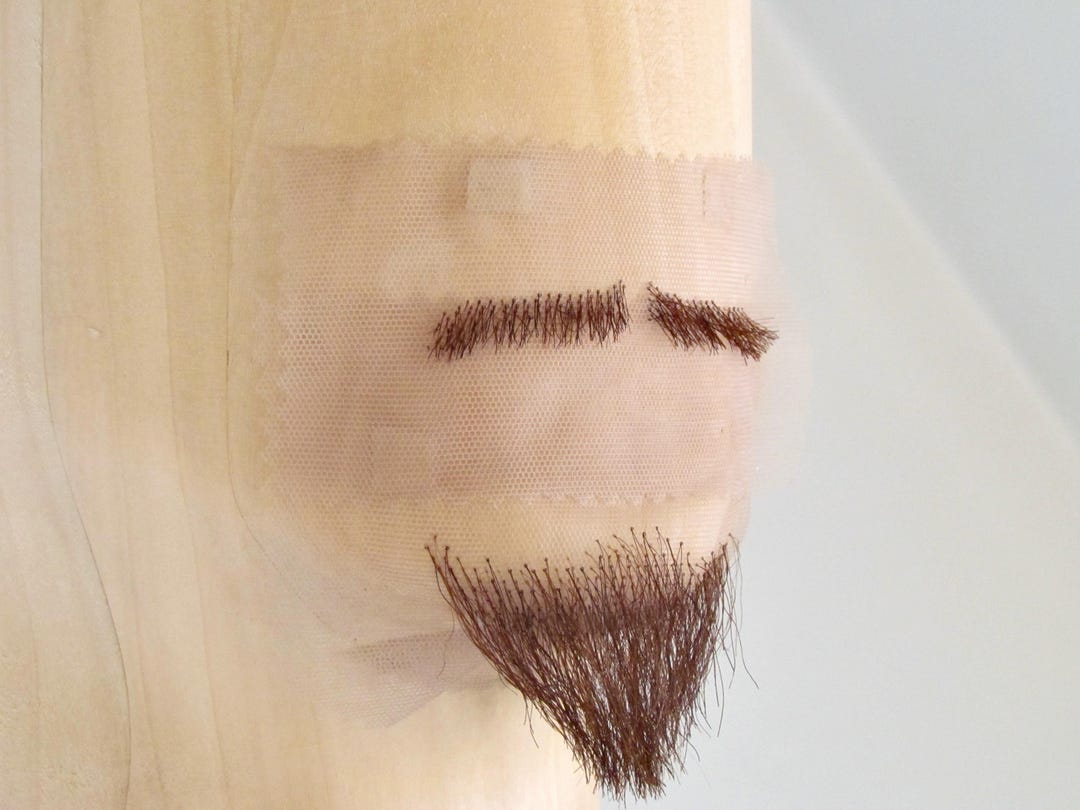 The Robin Hood | Brown Realistic Fake Beard Moustache Pointed Goatee ...