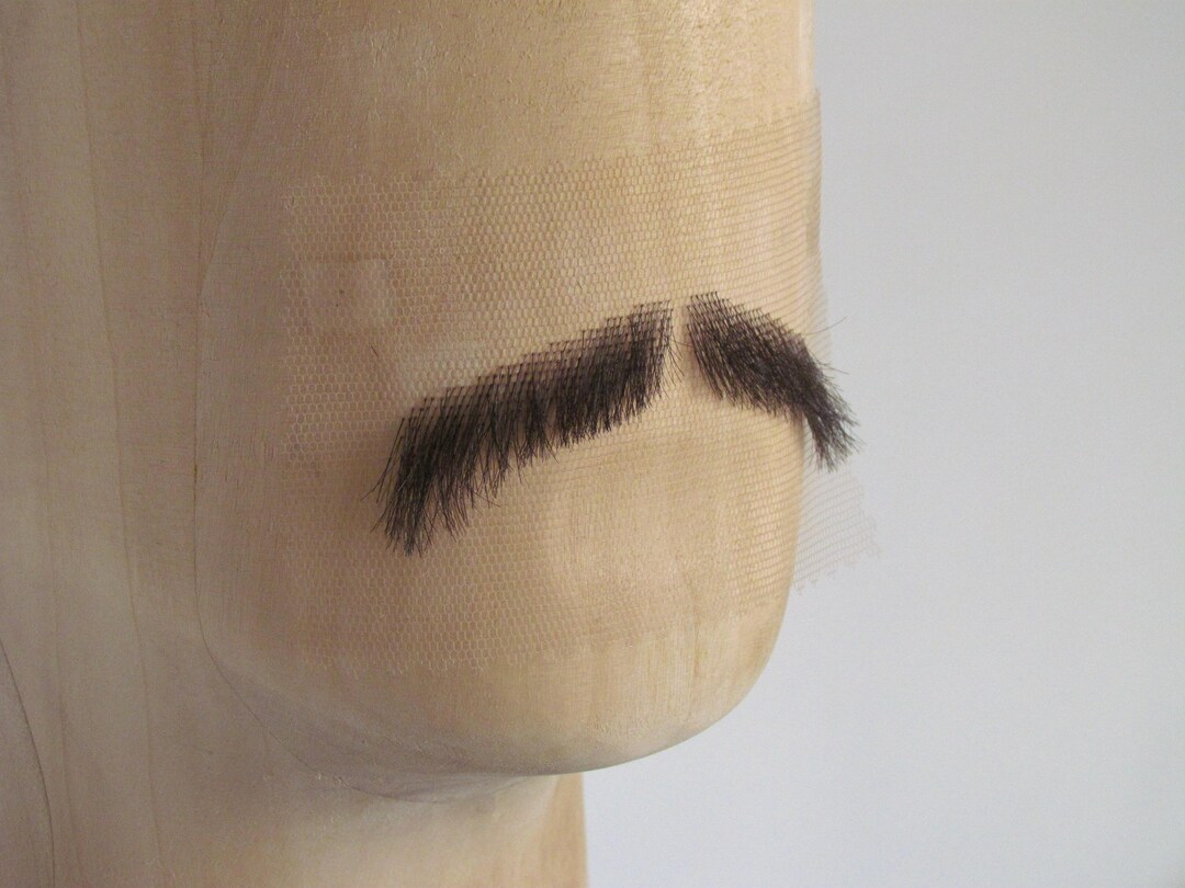The Sgt. Pepper | Realistic Fake Moustache Human Hair Lace Medium Dark ...