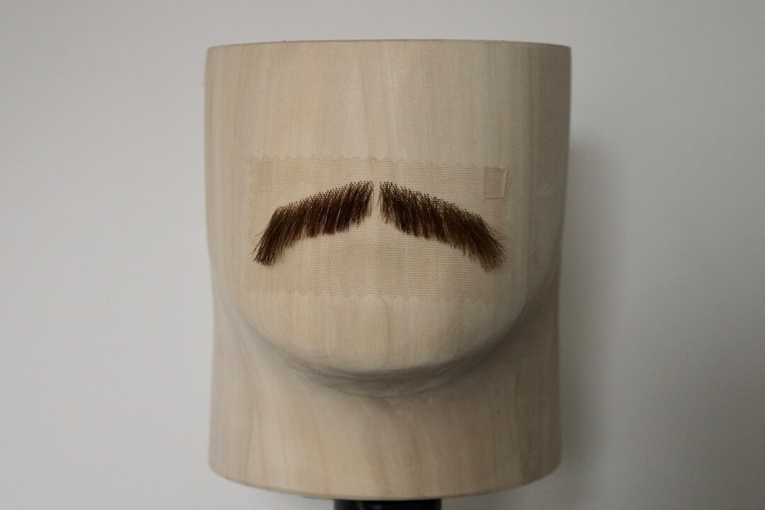 The Sgt. Pepper Realistic Fake Moustache Human Hair Lace Medium Dark ...