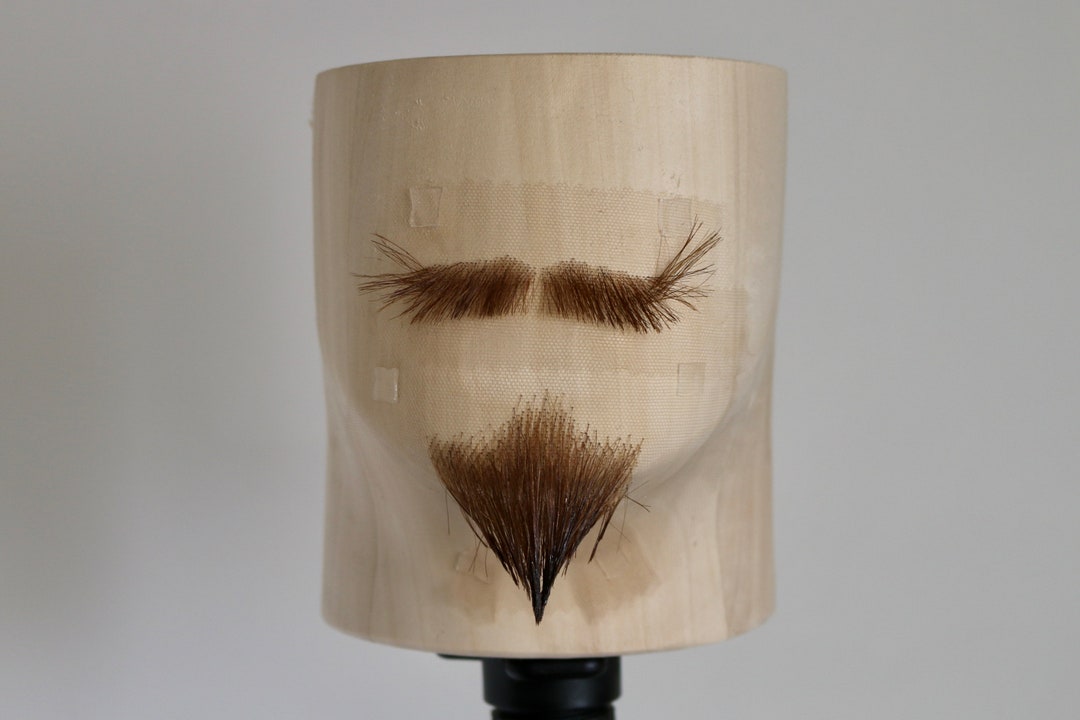 The Villiers Realistic Human Hair Moustache Beard Goatee Set George ...