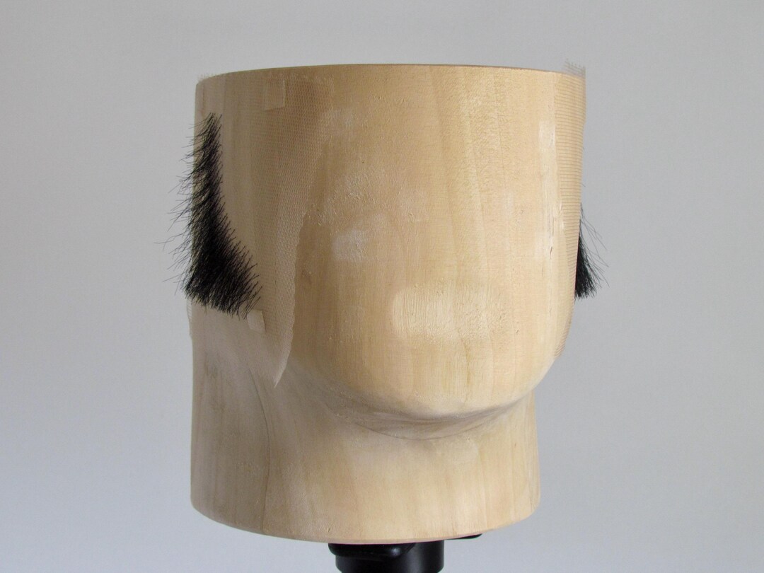 The Darcy | Realistic Black Synthetic Hair Side Burns Mutton Chops ...