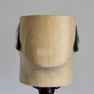 The Darcy | Realistic Black Synthetic Hair Side Burns Mutton Chops ...